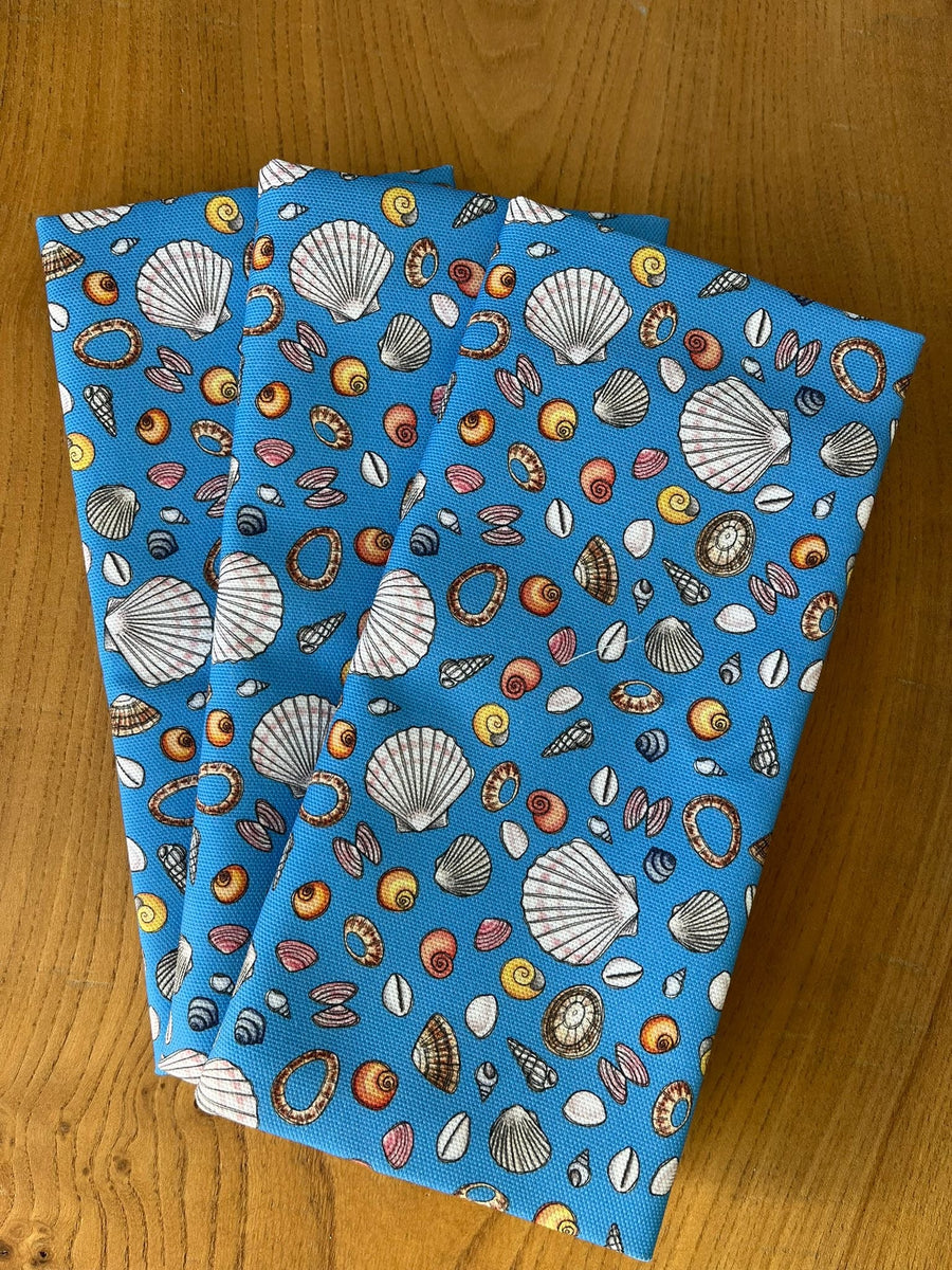 Scilly Shell Tea Towel, Erica Hicks – Tamarisk Scilly