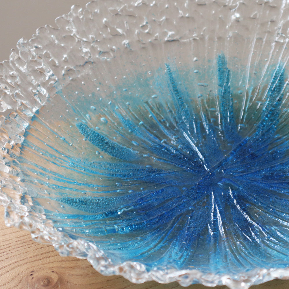 Fused Glass Splash Dish, Oriel Hicks – Tamarisk Scilly